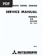 Mitsubishi Engine K3a K3B K3C K3D K3e Service Manual | PDF | Diesel ...