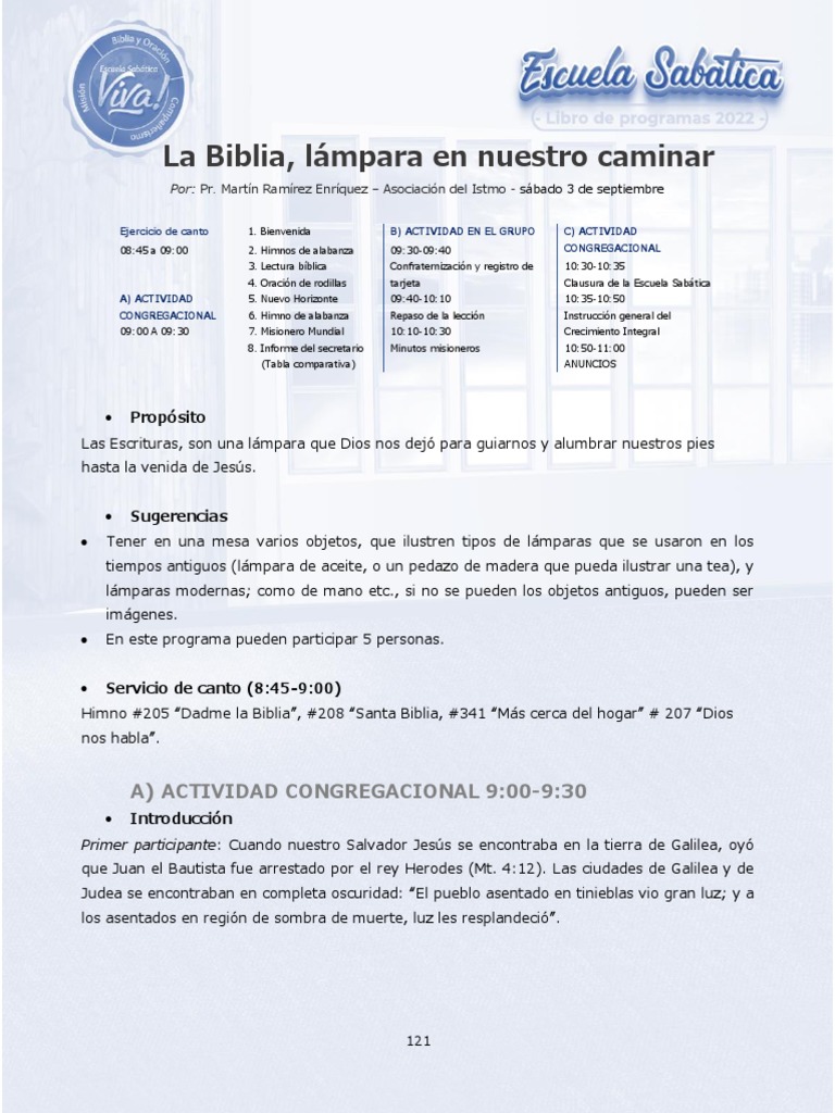 10 La Biblia, Lámpara en Nuestro Caminar | PDF | Cristo (título) | Biblia