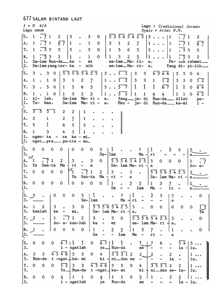 MB.677, Salam Bintang Laut | PDF