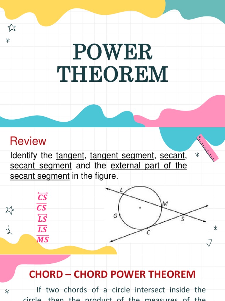 Power Theorem | PDF