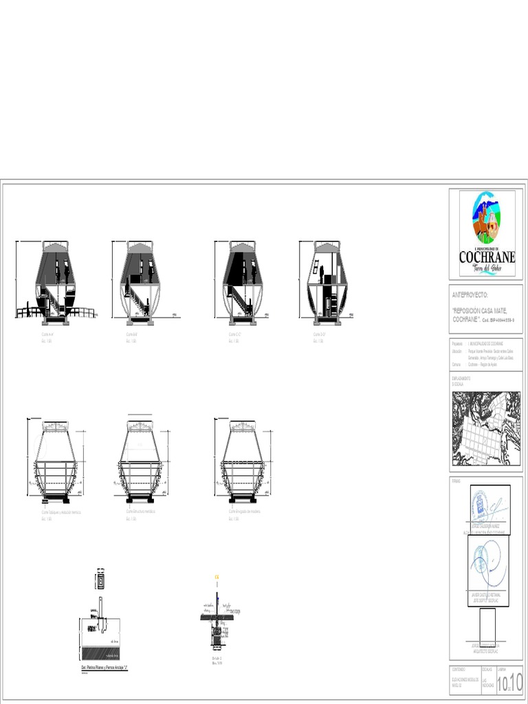 LAMINA Arq 10 Compressed | PDF | Ingeniería estructural