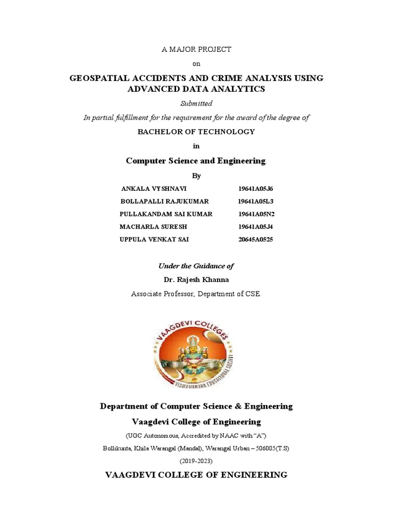 MAJOR Project FORMAT For Starting Pages June 2023 | PDF