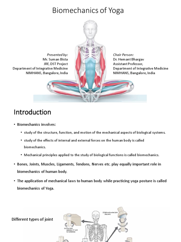 Biomechanics of Yoga | Download Free PDF | Elbow | Anatomical Terms Of ...