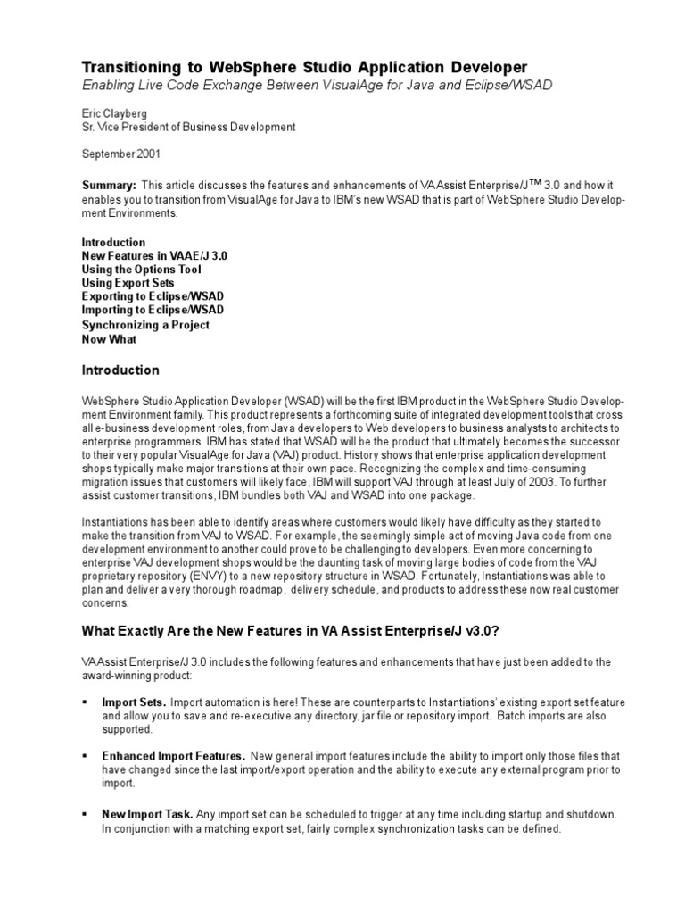 Tech Brief | PDF | Eclipse (Software) | Java (Programming Language)