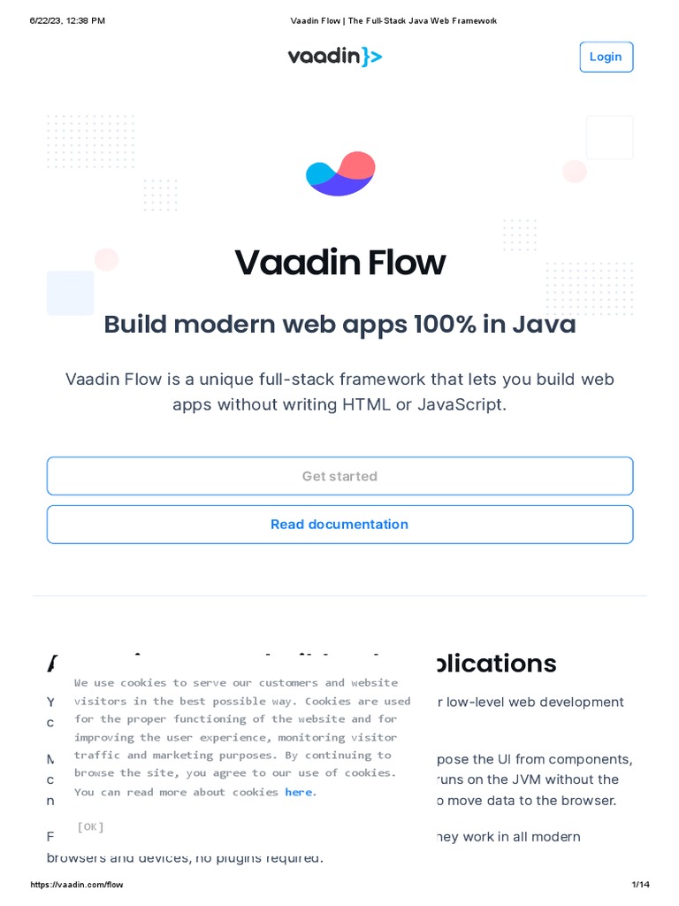 Vaadin Flow | PDF | Websites | Http Cookie