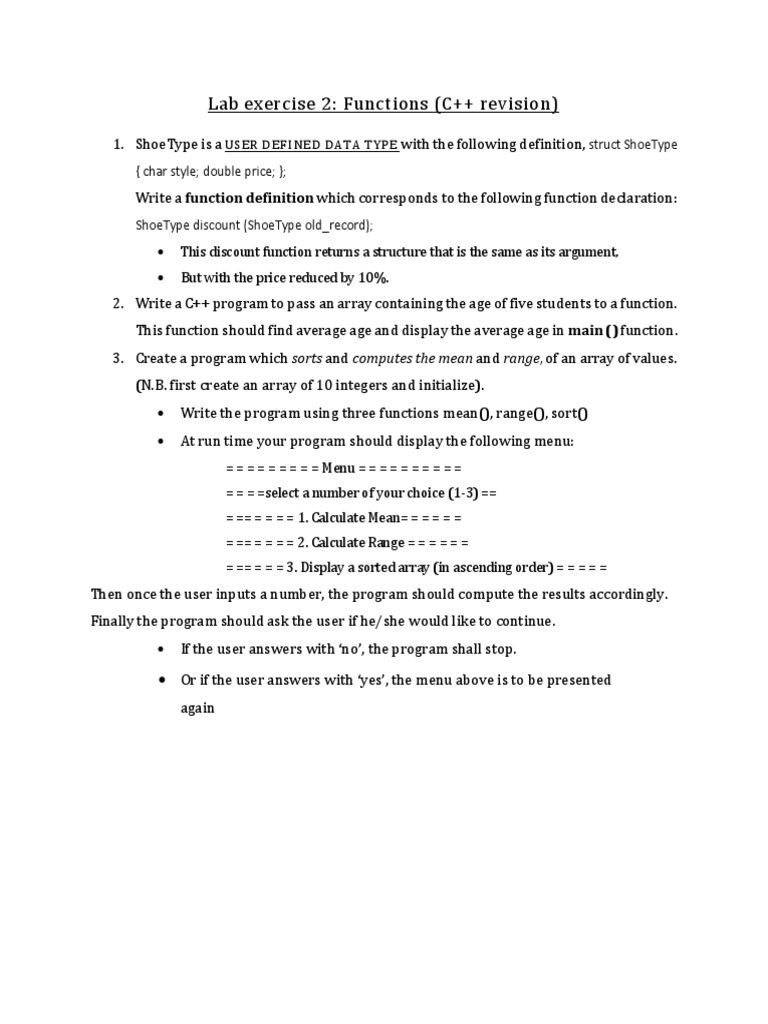 DSA Lab Exercise 2 | PDF DSA Lab Exercise 2 | PDF