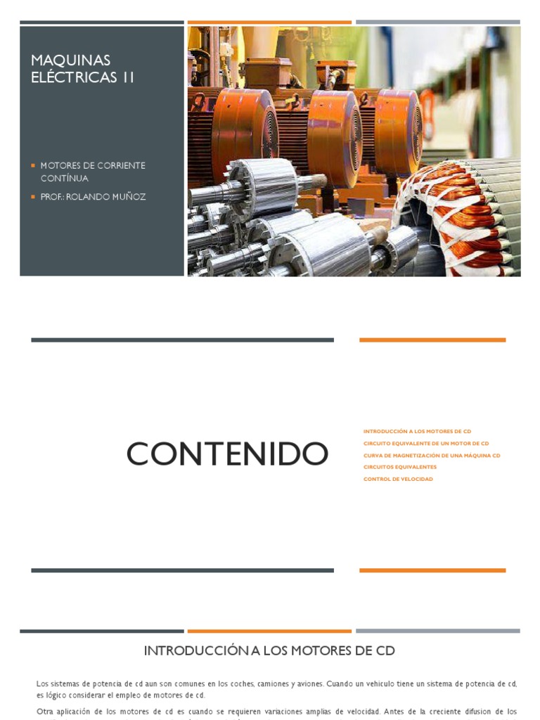 Clase 15 Motores Cc Pdf Corriente Eléctrica Inductor