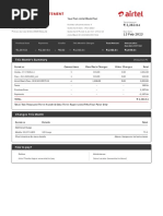 Jio Fiber Bill Invoice Sample | PDF