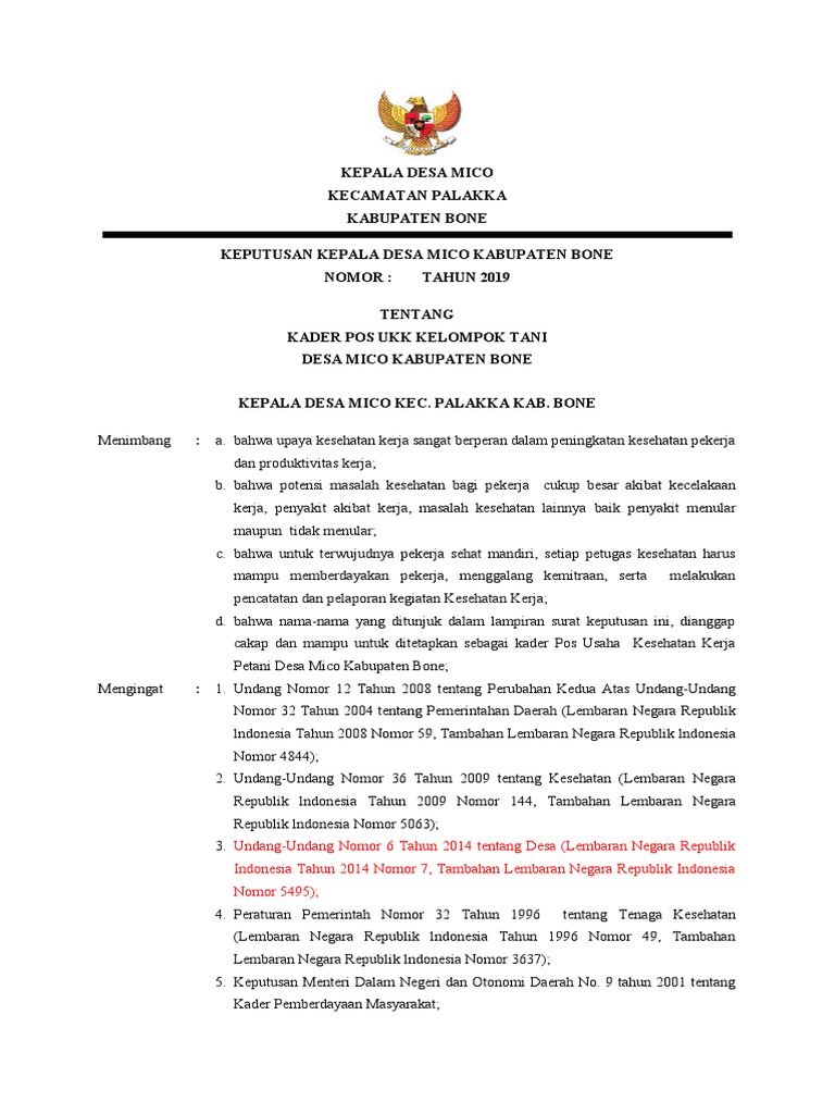 SK Pos Ukk Mico | PDF