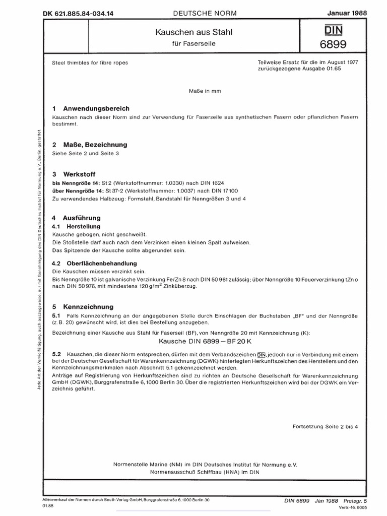 Din 6899 | PDF