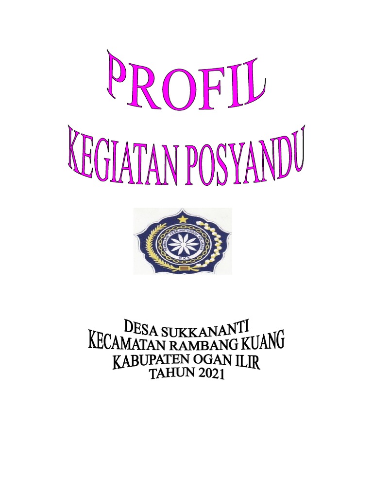 Profil Kegiatan Posyandu Tahun 2021 Pdf 