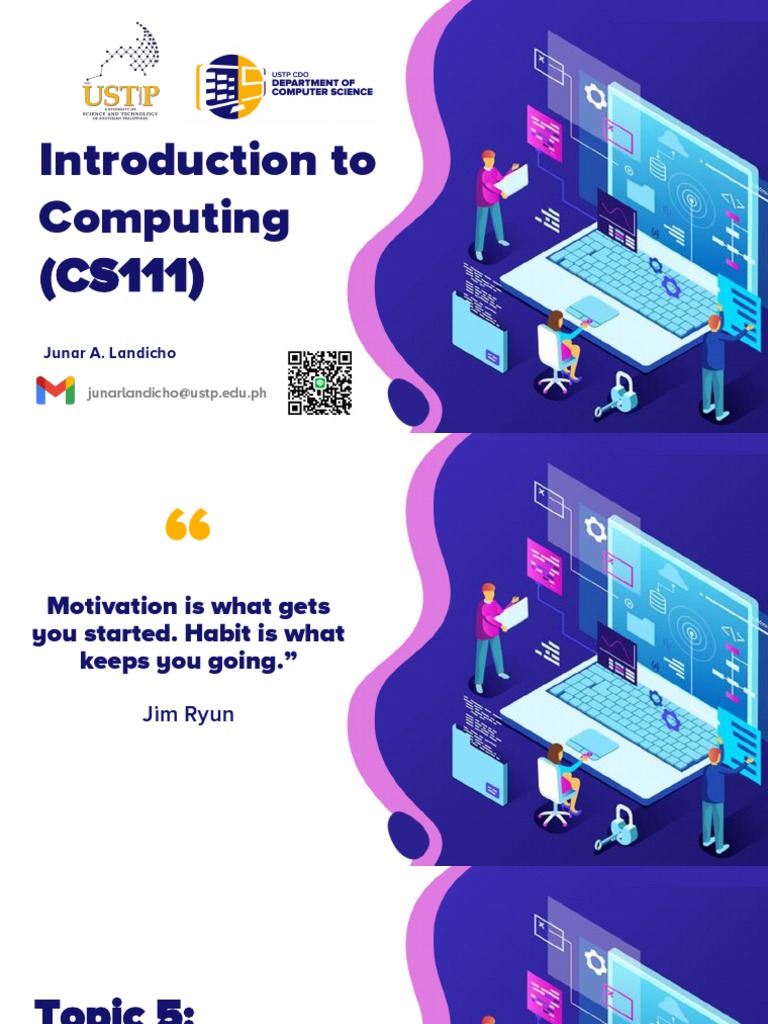 CS111 - Lecture Note 05 | PDF | Algorithms | Computing