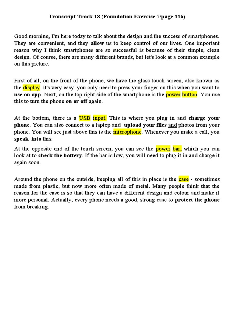 Transcript Track 18 | PDF