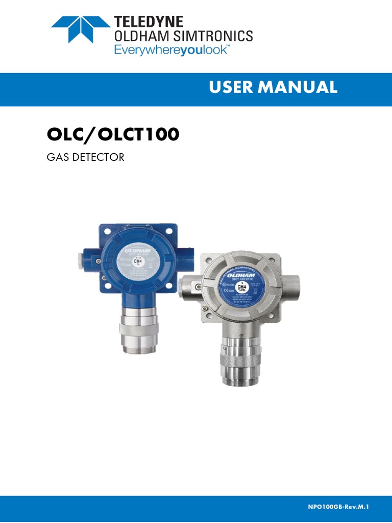 fixedgas-olct100-usermanual-english (1) | PDF | Sensor | Electrical ...