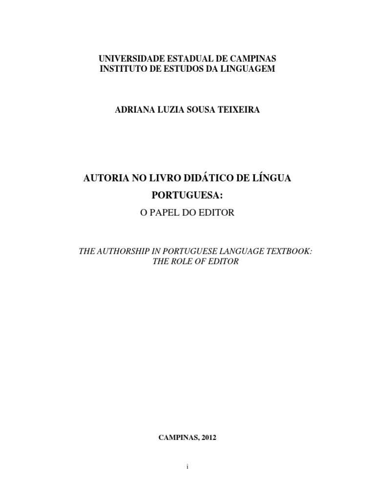 Autoria No Livro Didático de Língua | Descargar gratis PDF | Livros ... Autoria No Livro Didático de Língua | Descargar gratis PDF | Livros ...