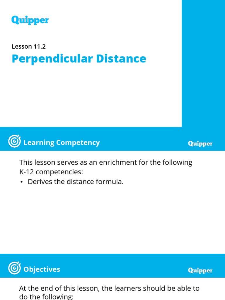 ME Math 10 Q2 1102 PS | PDF | Distance | Mathematics