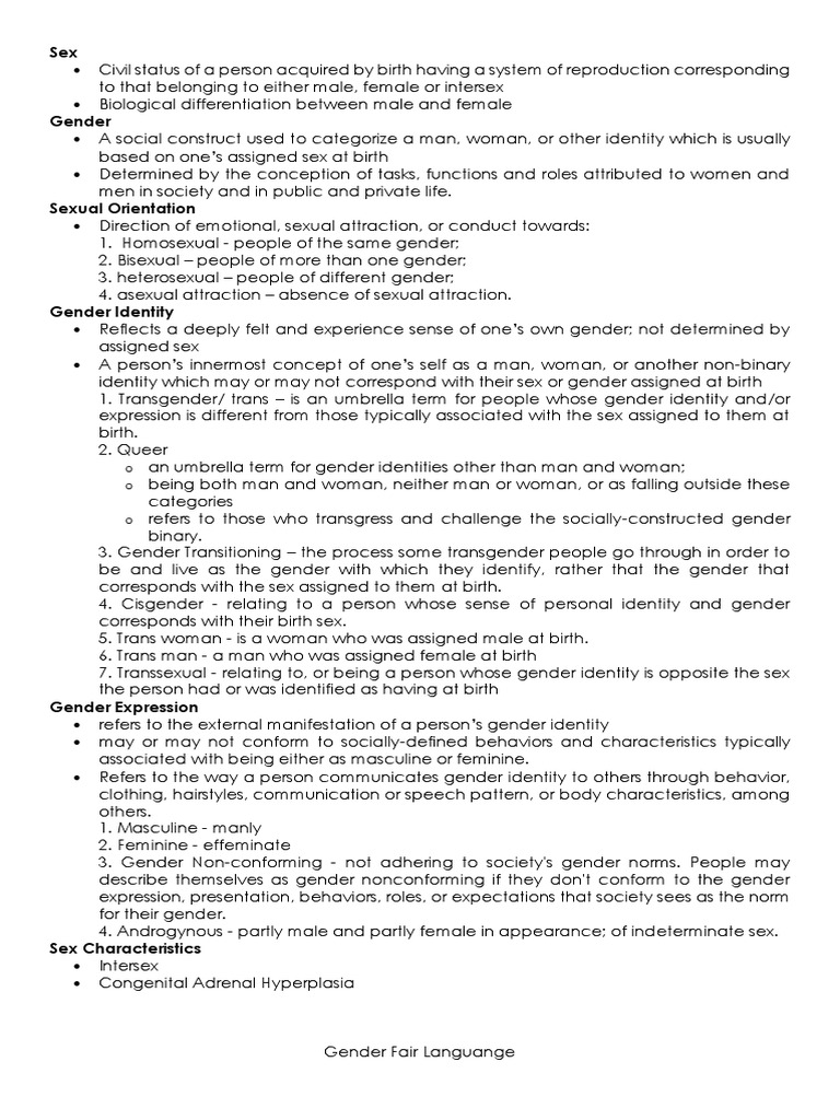 Gender And The Law Pdf Gender Gender Studies