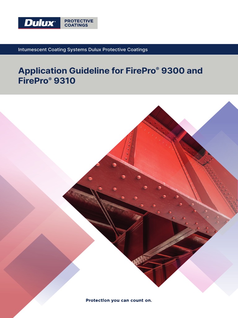 Dulux Firepro Epoxy Intumescent Application Guide | PDF | Abrasive | Paint