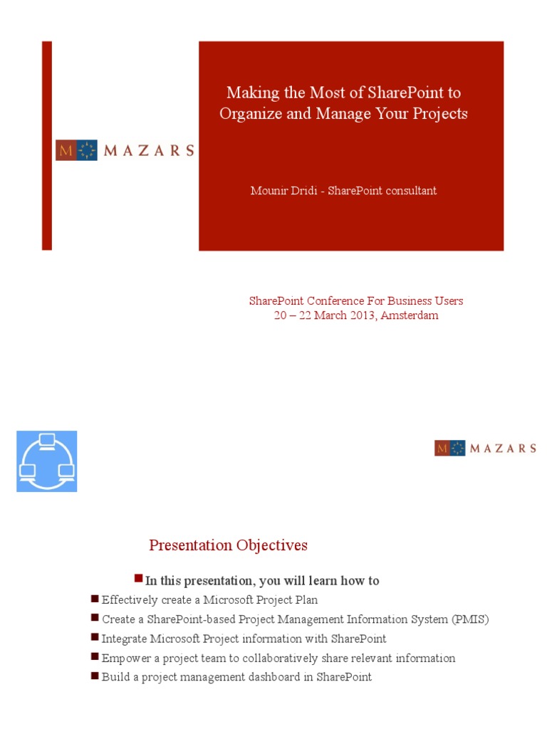 Making The Most of SharePoint To Organize and Manage Your Projects ...