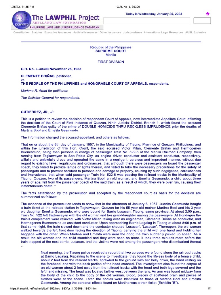 Brinas vs. People_GR L-30309 | PDF