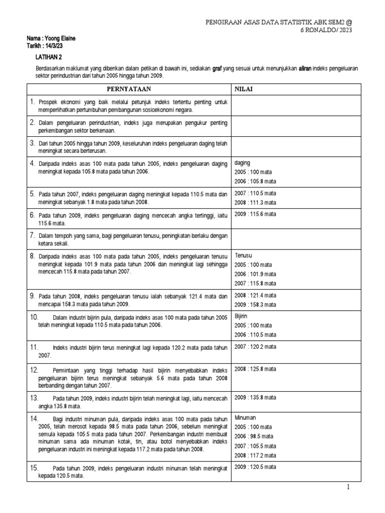 Pa - Pyq S2.2 - Pengiraan Asas Data | PDF