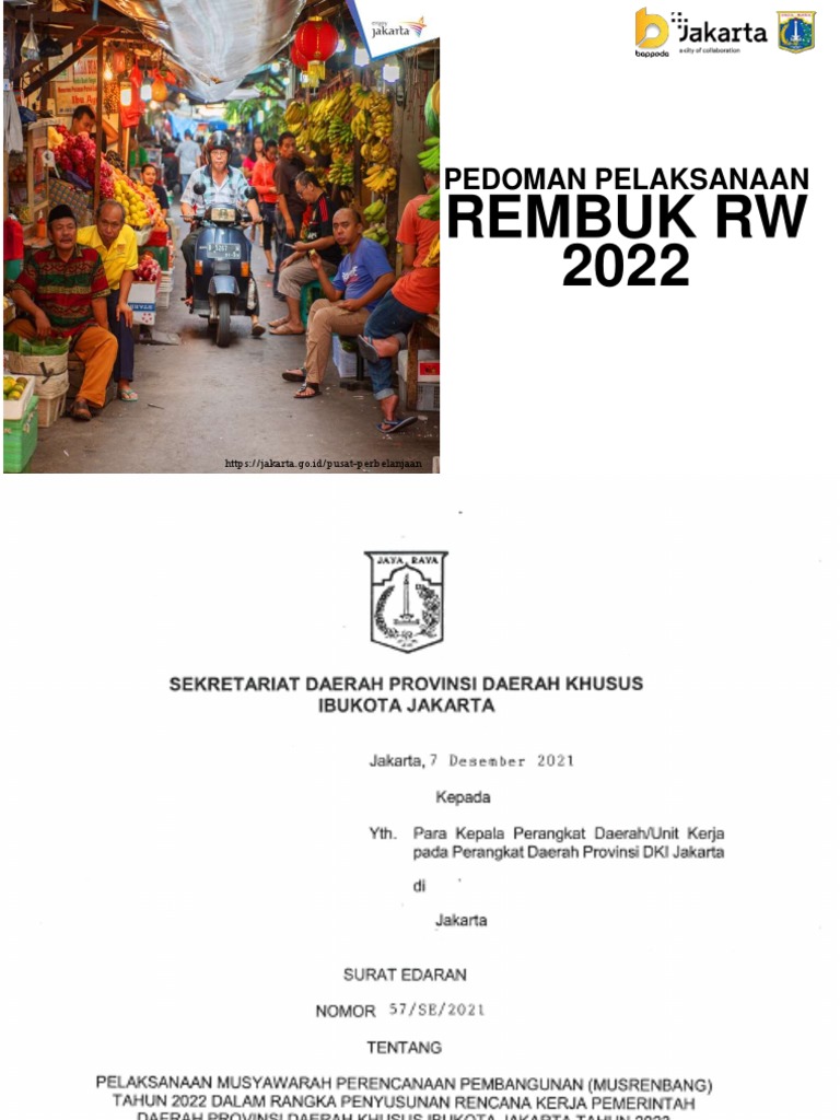 Persyaratan dan Prosedur Rembuk RW 2022 | PDF | Griya & Taman ...