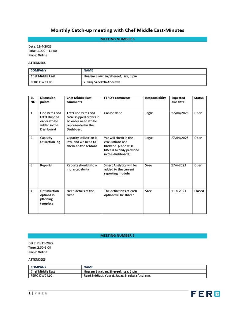 Monthly Catchup Meeting With Chef Middle East | PDF | Computing | Software Development