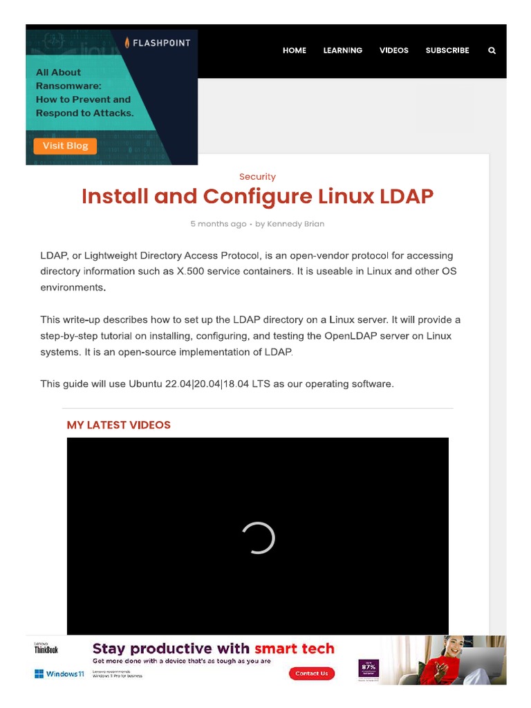 LDAP On Linux | PDF