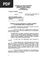 Sample Motion To Dismiss | PDF | Legal Procedure | Courts