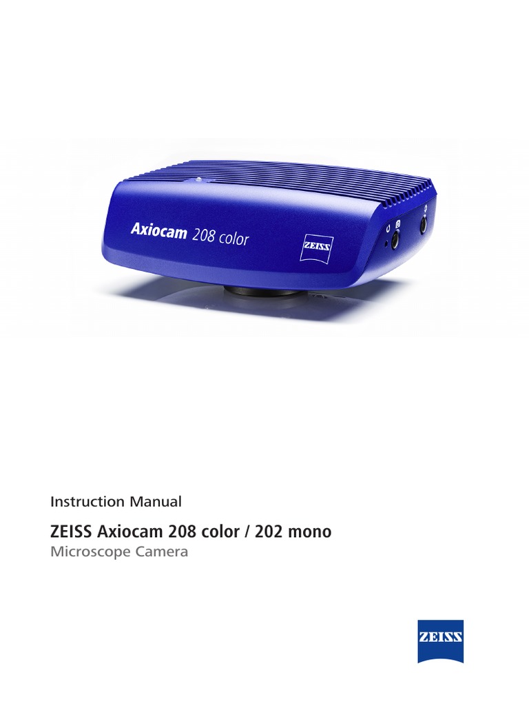 EN IM Axiocam 208 Color-202 Mono V05 | PDF | Pixel | Usb