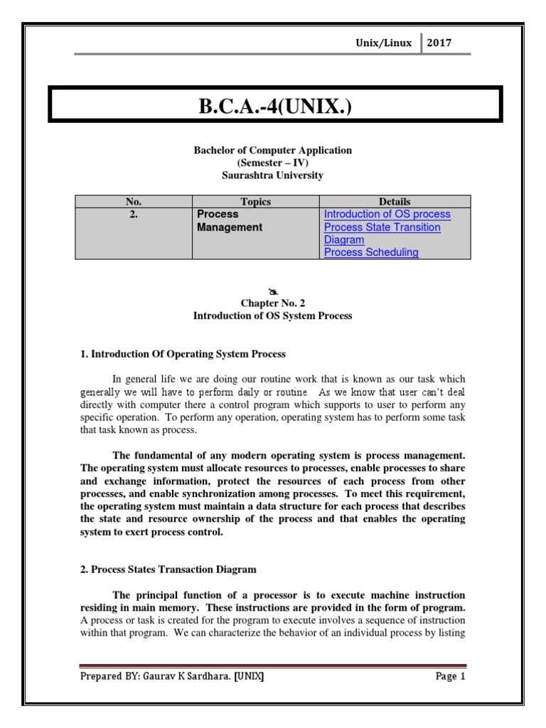 Linux 2 | PDF | Process (Computing) | Scheduling (Computing)