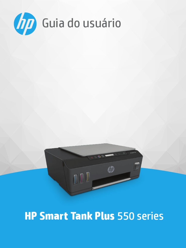 Manual HP SMART TANK PLUS 550 | PDF