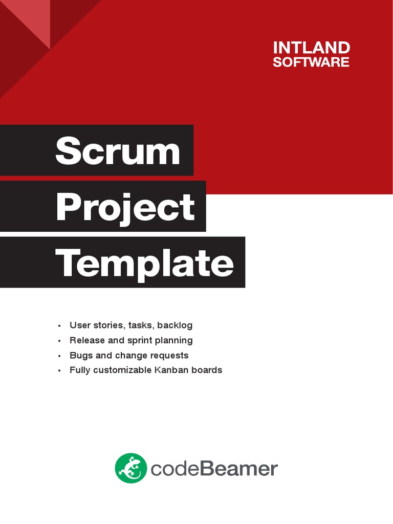 Scrum Project Template | PDF | Scrum (Software Development) | Agile Software Development