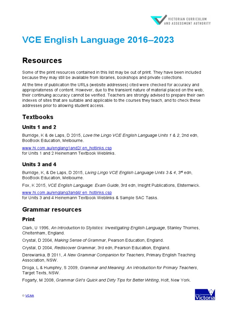 EnglishLanguage Resources 2016 | PDF | English Language | Linguistics