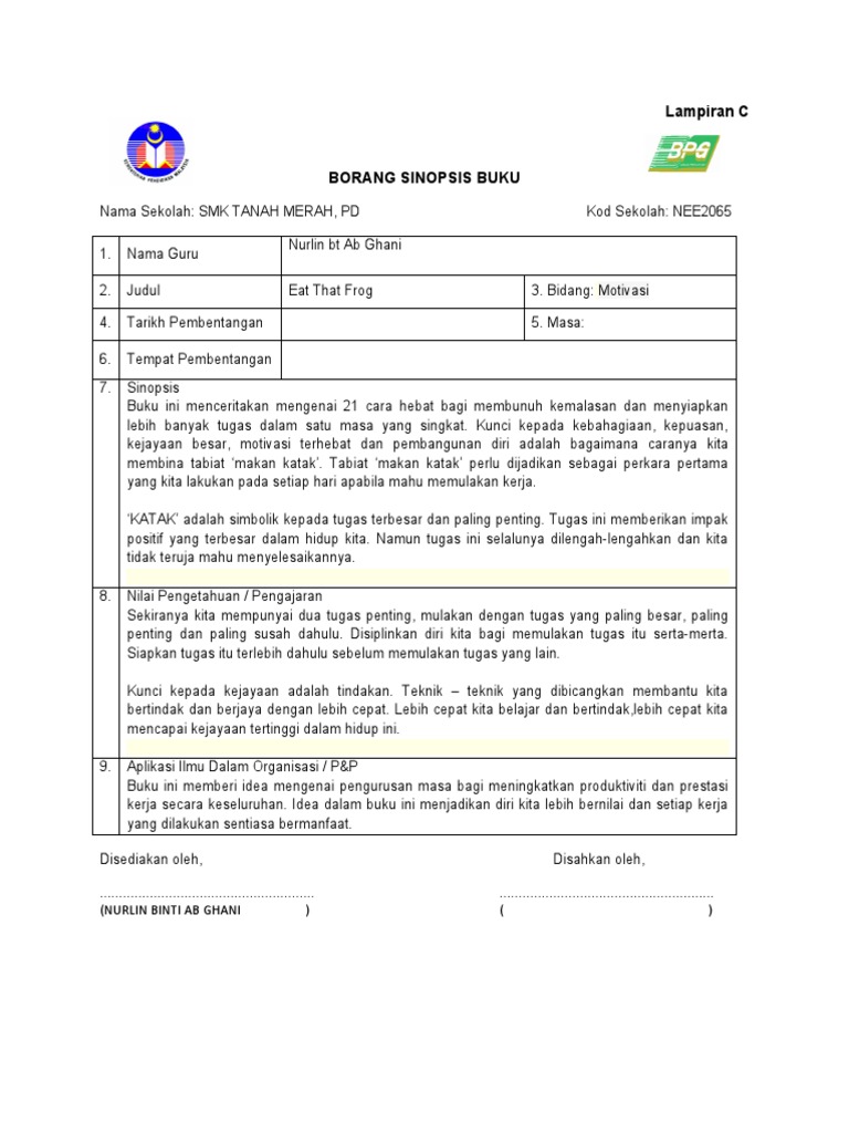 Sinopsis Buku 5 | PDF