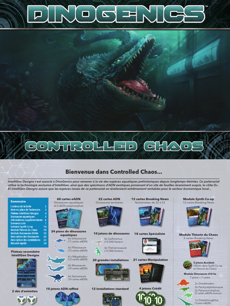 Extension Dinogenics : Chaos Contrôlé | PDF