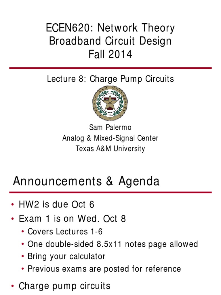 lecture08_ee620_charge_pumps presentation-2 | PDF | Electrical Engineering | Computer Science