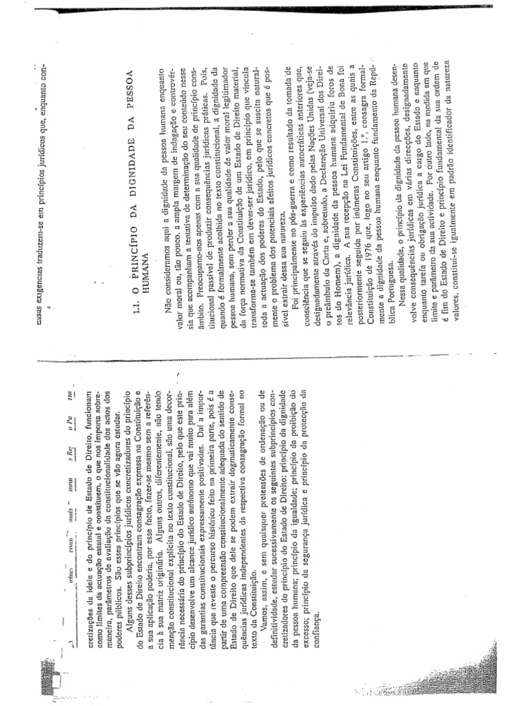 Reis Novais - Princípio Da Dignidade Humana | PDF Reis Novais - Princípio Da Dignidade Humana | PDF