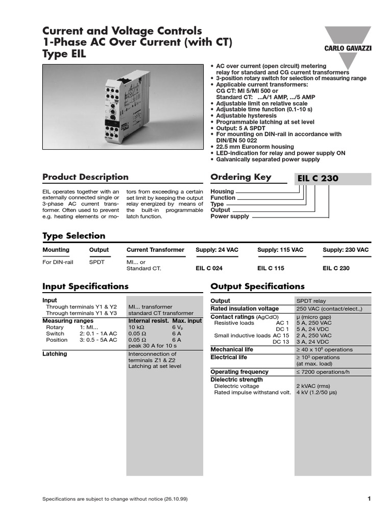 Carlo Over Current Relay | PDF | Alternating Current | Relay Carlo Over Current Relay | PDF | Alternating Current | Relay