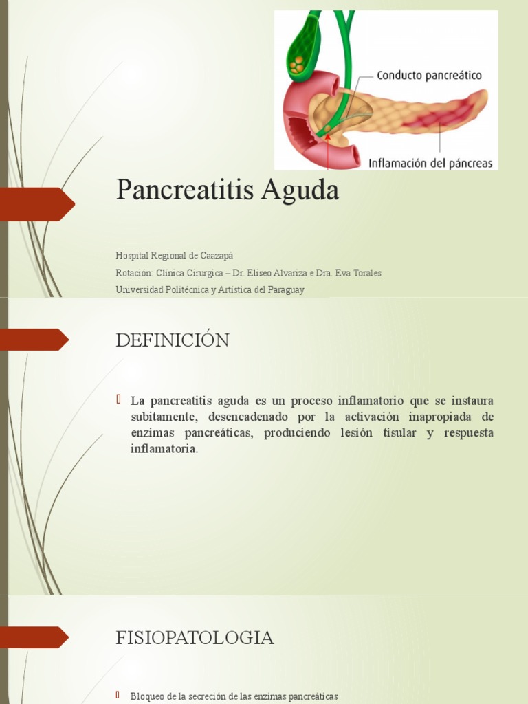 Pancreatitis Aguda Ok | PDF | Especialidades Medicas | Causas de la muerte