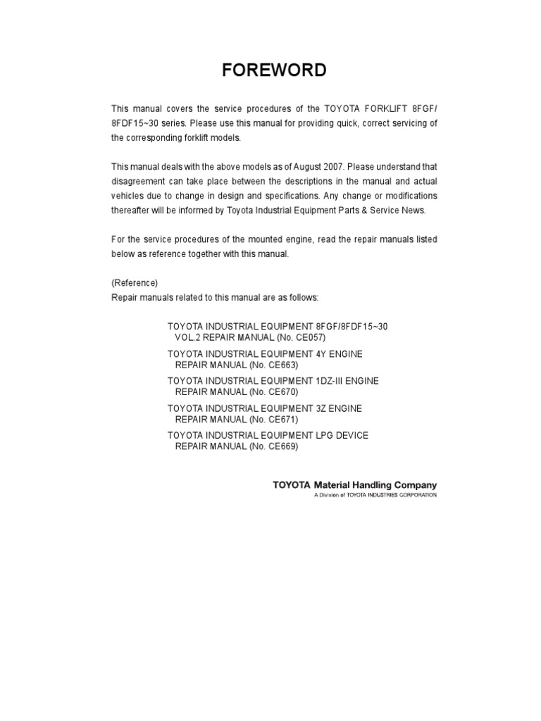 CE056 Foreword 0707 | PDF