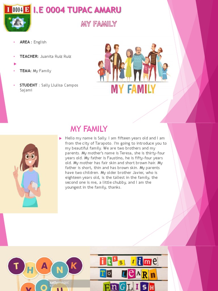 Expocicion My Family | PDF