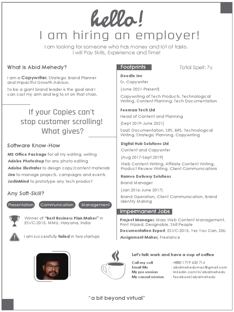 Abid - CV Creative | PDF