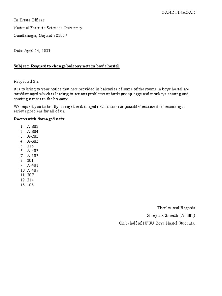 Hostel Net Change | PDF