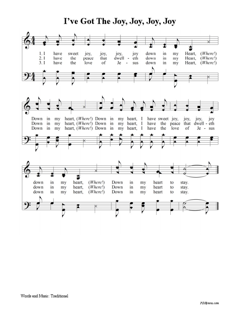 Ive Got the Joy Joy Joy Joy | PDF