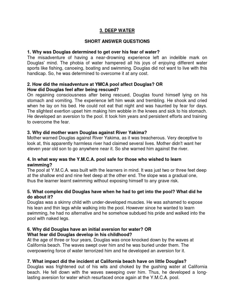 3.5 Deep Water Complete | PDF | Swimming