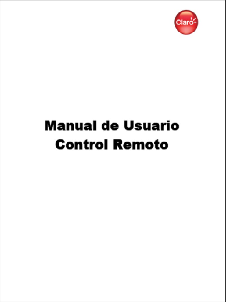 Claro Urc6900 Manual | PDF