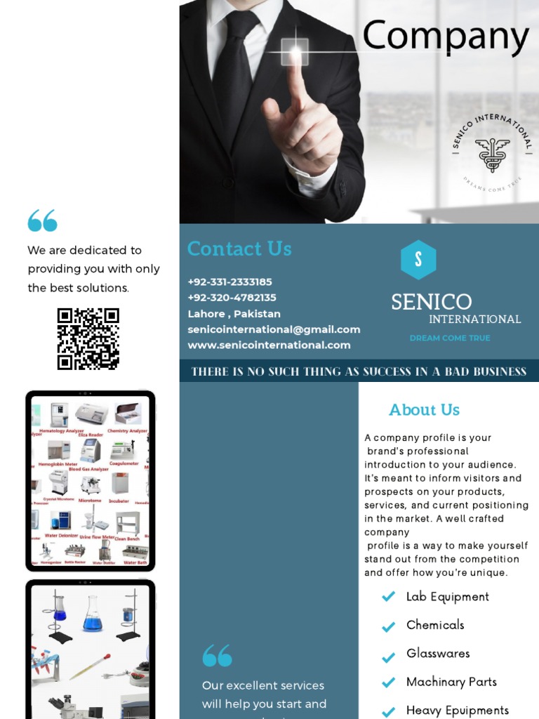 Senico Company Brochure | PDF
