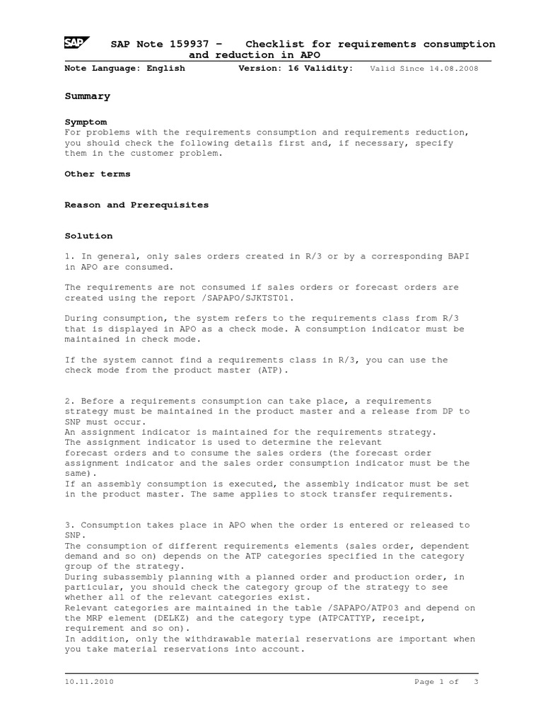 Forecast Consumption | PDF