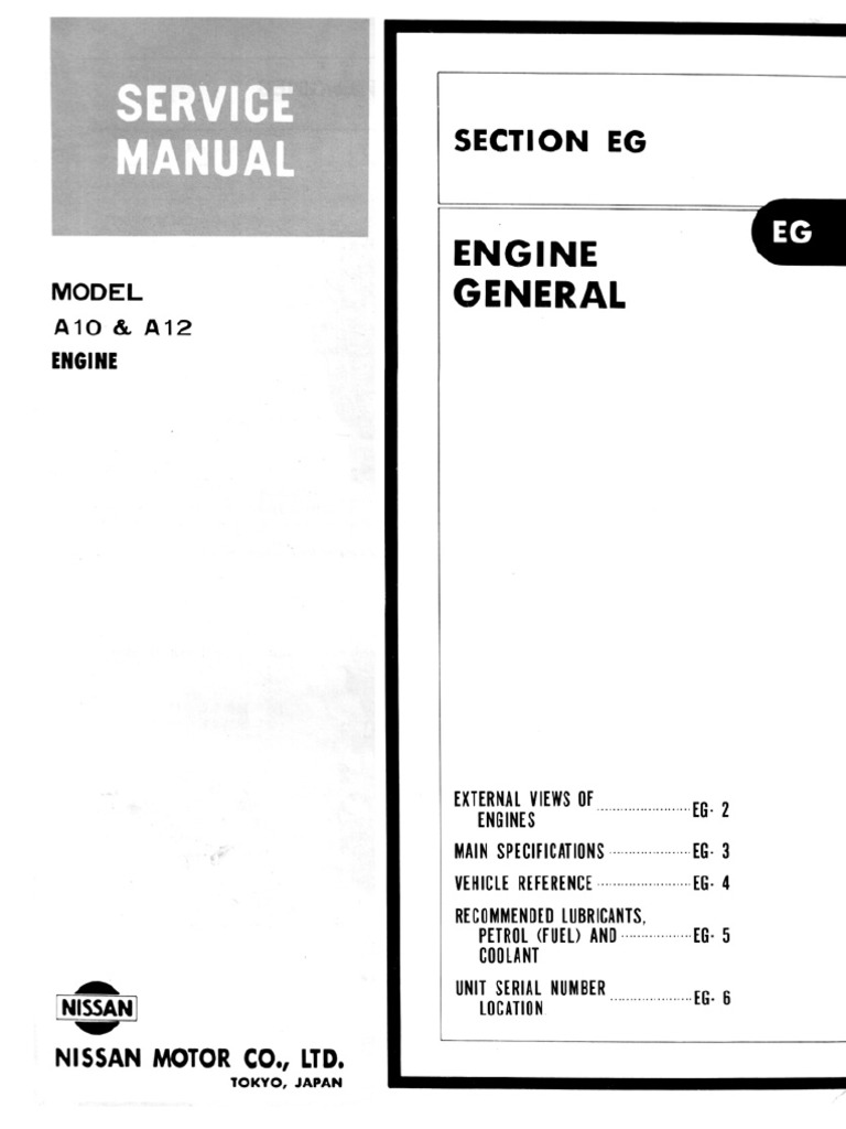 01 - Engine General (EG) | PDF